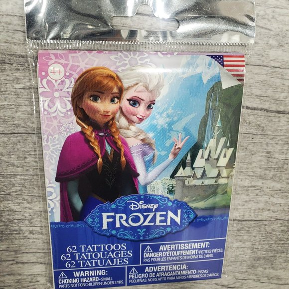Other | Frozen Temporary Tattoos 62 Tattoos Per Package You Get 4 ...